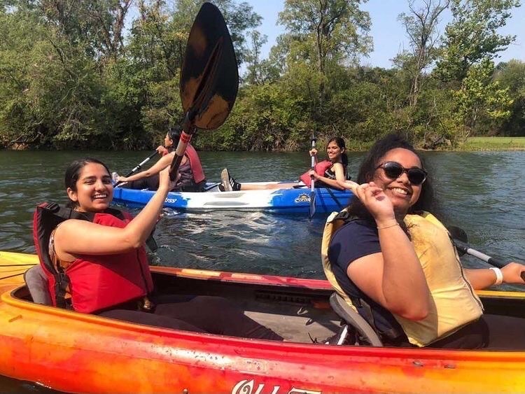 Kanooing in Kickapoo Park